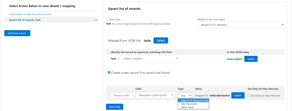 Step 3 Inbound Template Actions Old Interface Declarative Webhooks User Guide