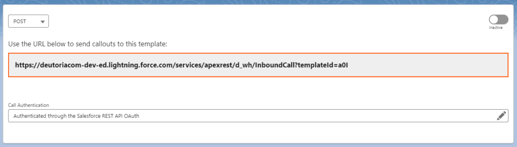 Using The Inbound Connection Declarative Webhooks User Guide