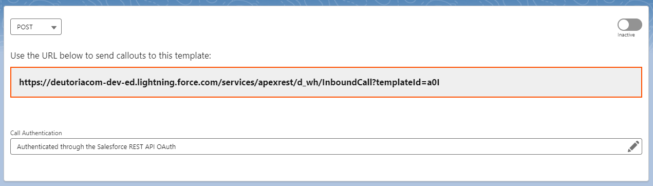 Using The Inbound Connection Declarative Webhooks User Guide