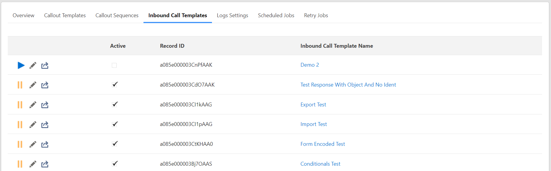 Admin Page - Declarative Webhooks User Guide