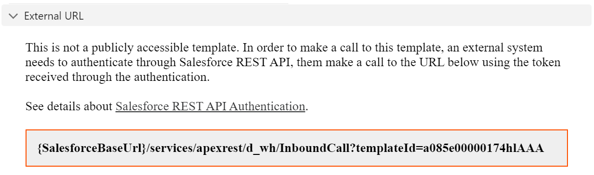 Using the Inbound Connection