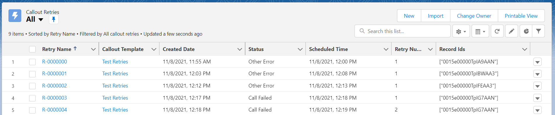 Retry Support - Declarative Webhooks User Guide