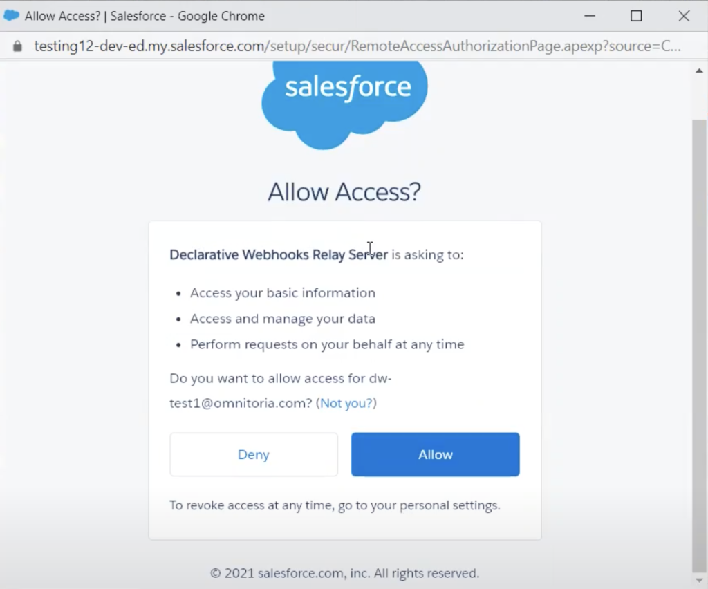 Using The Inbound Connection Declarative Webhooks User Guide