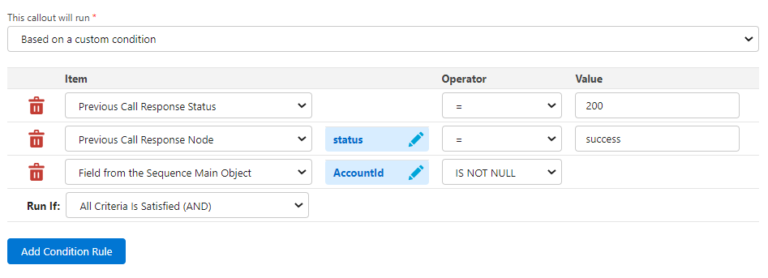 Step 2: Callout Sequence Items - Declarative Webhooks User Guide