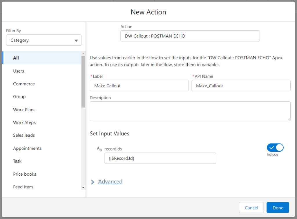 Implementing a synchronous Callout in a Flow and use the Response Body - Declarative Webhooks ...