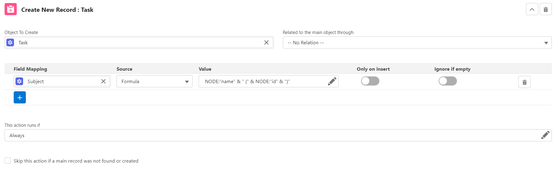 Step 3 Inbound Template Actions Declarative Webhooks User Guide