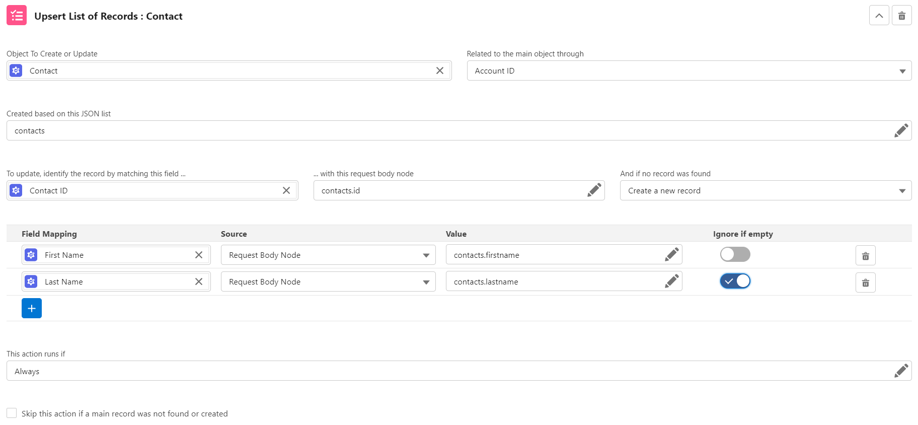 Step 3 Inbound Template Actions Declarative Webhooks User Guide