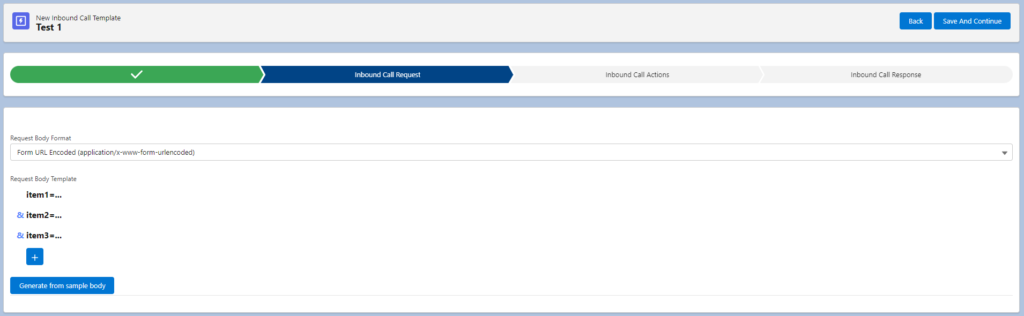 Step 2 Inbound Template Request Body Form Encoded Body Declarative Webhooks User Guide